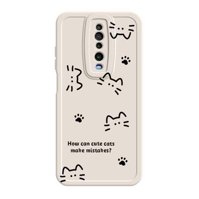 适用小米红米k30手机壳k30至尊新款k30i硅胶redmi软全包防摔k30pro变焦女外壳redmik30s尊享k3o系列线条猫咪