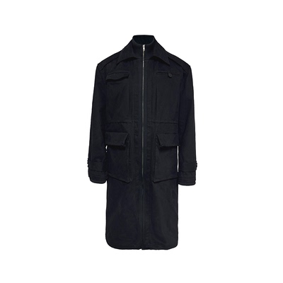 JCAESAR TRENCH COAT多口袋螺纹拼接风衣 肩甲裁片 微宽松