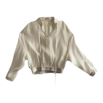 天丝慵懒高级感衬衫质感上衣