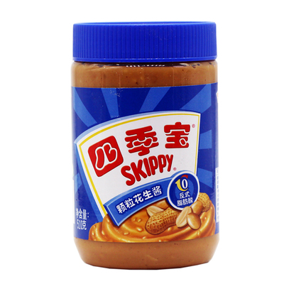 skippy四季宝颗粒花生酱热干面