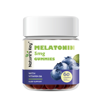 美国NaturesKey褪黑素软糖睡眠安瓶退VB6sleep失助官方正品组合装