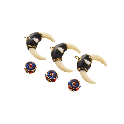 祢饰妮树脂陶泥尼泊尔藏式吊坠