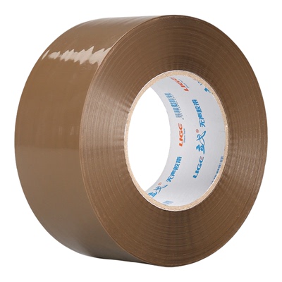 无声胶带静音咖啡色淘宝快递打包封箱胶带封箱带胶纸包装环保胶布封口大号加厚加宽单面物流多规格整箱批发