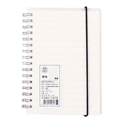 PP线圈笔记本子透明磨砂螺旋手账