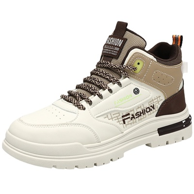 【大码男鞋高帮鞋加绒休闲冬季】