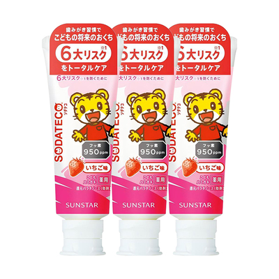 巧虎1-6-1270g*3支儿童牙膏