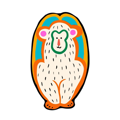 卡通风潮牌动物图案儿童房地毯