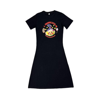 Bronze Lucia天线宝宝联名 短袖T恤裙连衣裙原创设计夏季新款裙子