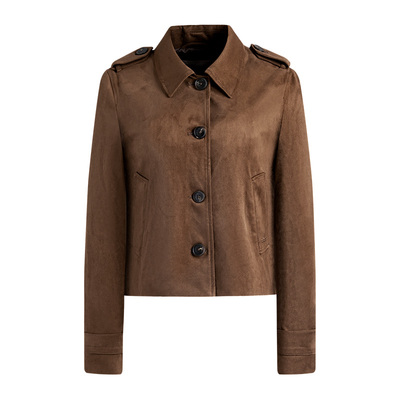 Navigare意大利小帆船短装单夹克女士2025秋季新款通勤风复古外套