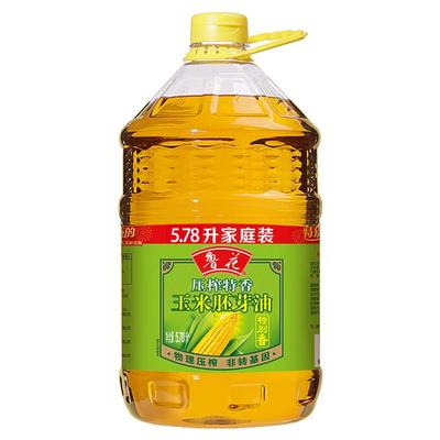 鲁花5.78L玉米胚芽油压榨特香