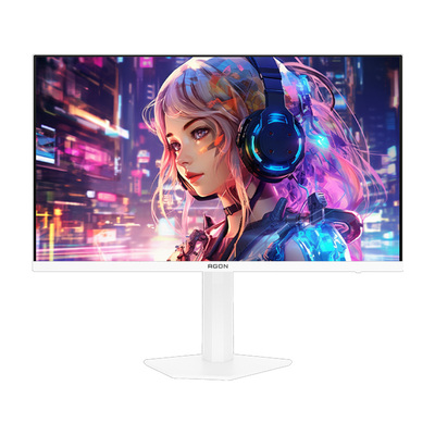 爱攻2K360HzQD-OLED白色显示器