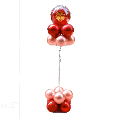 气球立柱结婚路引气球