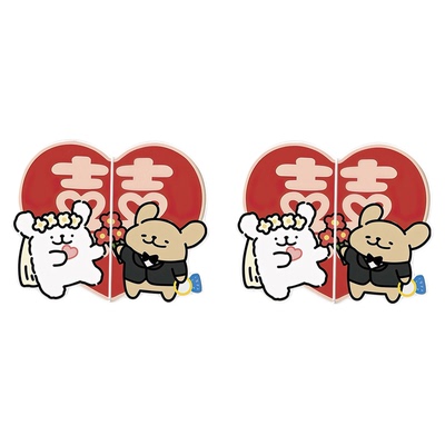 创意强力磁吸窗帘闭合扣门帘遮光防漏光固定神器浴帘磁吸扣环可爱