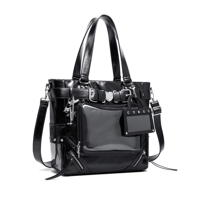 叛逆甜心 机车风痛包娃包 吧唧谷子娃娃展示超大容量追星痛包