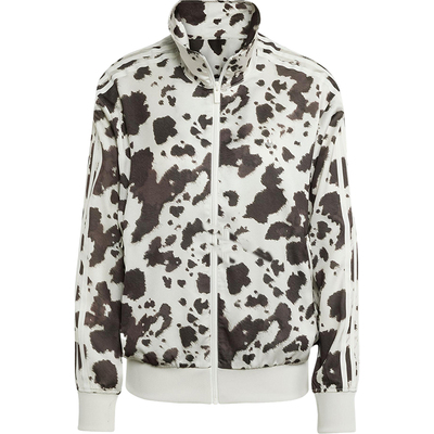 Adidas/阿迪达斯正品三叶草女士经典奶牛运动短款立领外套KA2683