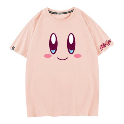 秀洛游戏周边T恤男女短袖Switch夏季衣服 新星同盟打底衫星之卡比