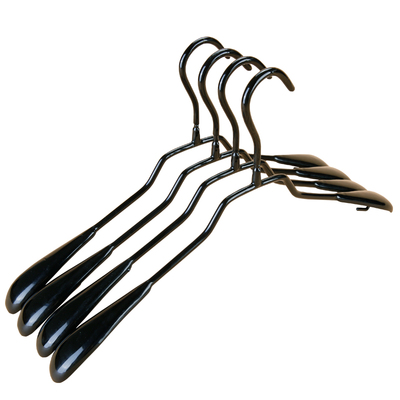 纯色大众浸塑服装店衣柜防滑衣架