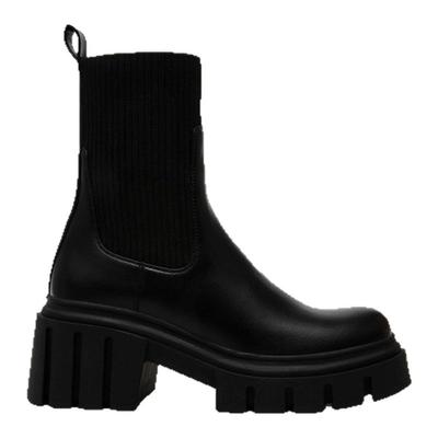 [刘雨昕同款]厚底Steve Madden思美登DROPOFF增高袜靴瘦瘦靴短靴