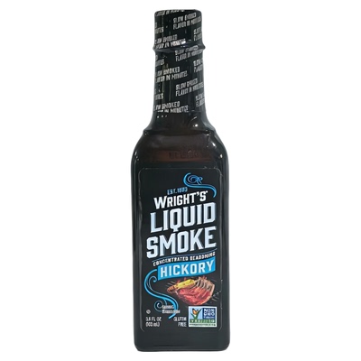 美国进口Wright's liquid smoke莱特牌牧豆树烟熏烧烤调味汁103ml