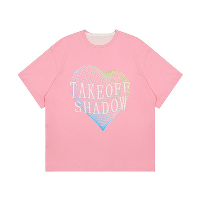 短袖双面穿宽松纯棉街头短袖