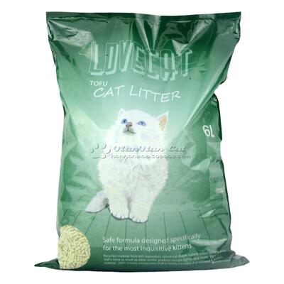 爱宠爱猫绿茶吸水无粉尘豆腐猫砂