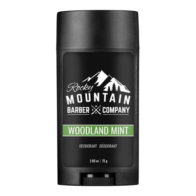 美国Rocky Mountain林地薄荷香男士腋下除臭棒持久清爽无铝不留痕