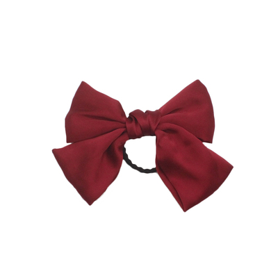 ins韩国红色超仙头绳弹簧夹发圈