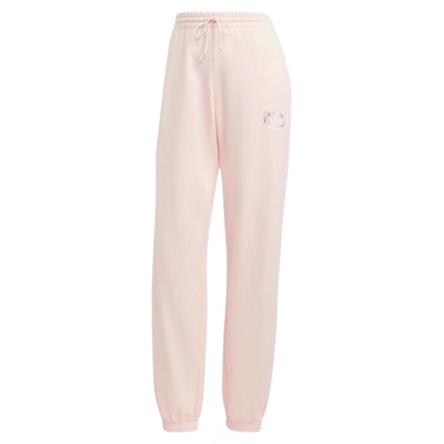 adidas阿迪达斯女子运动休闲裤腰抽绳束脚针织运动长裤IP3765