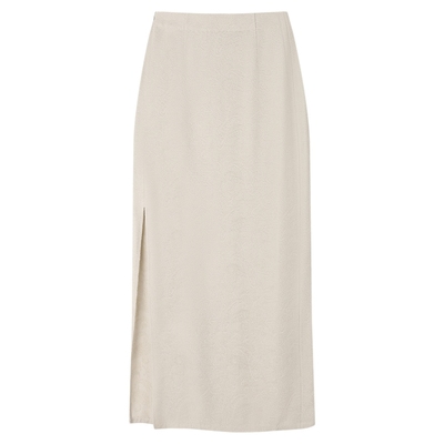 AETNAPROJECT米黄色提花半裙