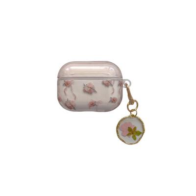 ins粉色玫瑰花束适用苹果耳机保护套airpods4无线蓝牙耳机壳三四代airpodpro3二代ipod耳机盒airpods3保护壳