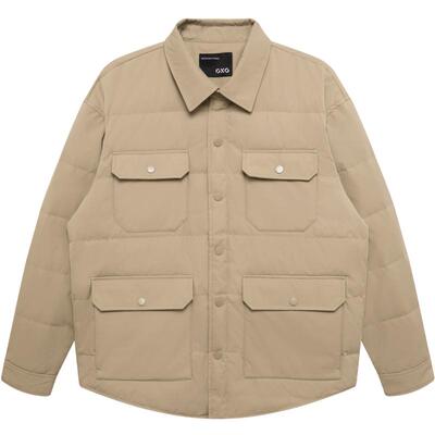 GXG奥莱男装短款羽绒服翻领
