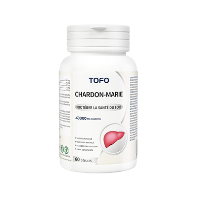 TOFO瑞士进口肝灵芝护养水飞奶蓟草转氨熬夜加班肝胶囊