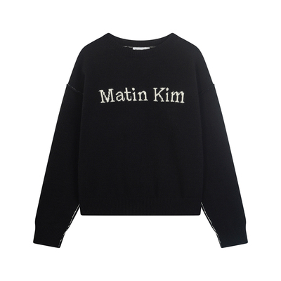 【官网正品】matinkim字母毛衣