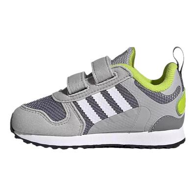 Adidas阿迪达斯秋冬新款男女大小童低帮魔术贴休闲运动鞋GZ7517