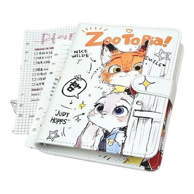 疯狂动物城可拆卸A5活页本