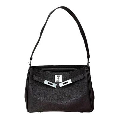 真皮小方包女高级感腋下包包