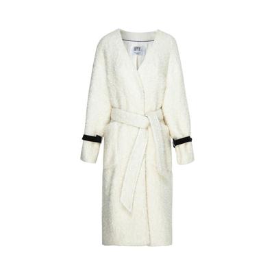 【商场同款】HPLY荷比俪冬季新袖口撞色皮袢大胆碰撞挺阔时尚大衣