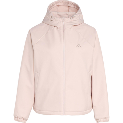 Adidas/阿迪达斯正品2025冬季款女士连帽运动宽松外套KS2761
