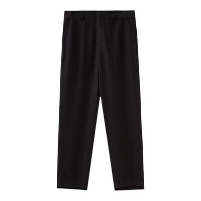 水云间直筒休闲垂感西装裤女式2026秋新款时尚百搭通勤烟管长裤子