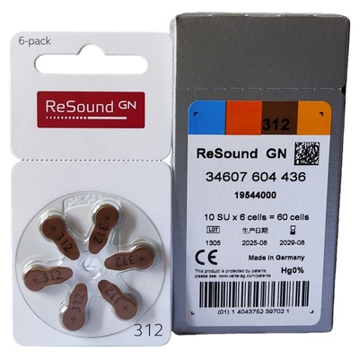 瑞声达助听器电池A312/PR41