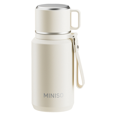 MINISO保温杯女士带杯盖食品级