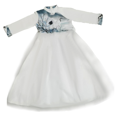 元旦中国风儿童演出服小学生