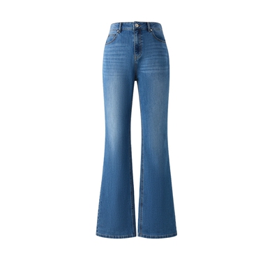 PRICH时尚复古猫须水洗喇叭牛仔裤2026春季新款显高显瘦休闲裤女