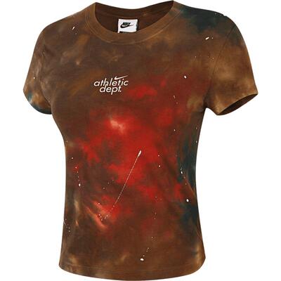 滔搏NIKE耐克女子修身印花运动休闲短袖T恤II7232-289