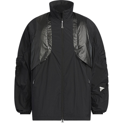Adidas/阿迪达斯正品新款男女梭织立领连帽运动外套JM8619