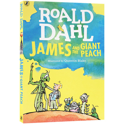 英文原版 James and the Giant Peach詹姆斯与大仙桃 飞天巨桃历险记罗尔德达尔Roald Dahl英语书儿童课外阅读成长小说