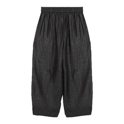 香云纱哈伦女裤宽松女装