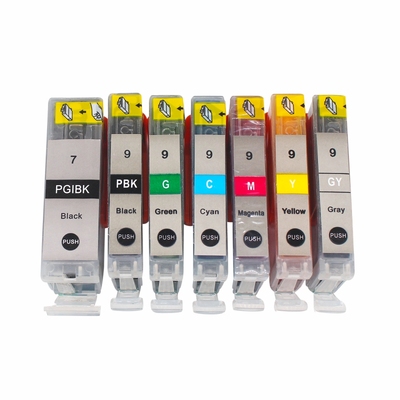 万格 适用佳能IX7000 MX7600墨盒 佳能PRO9500 PGI-7BK PGI-9墨盒