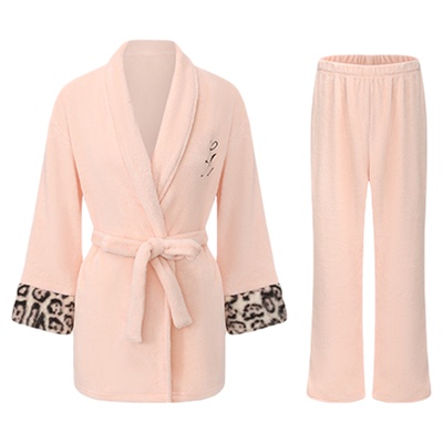 「LA」Felina·慢热情绪丨静感系列*原创纯欲温柔双面珊瑚绒睡衣