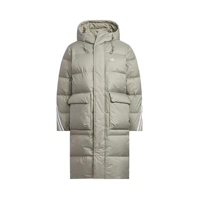 Adidas阿迪达斯三叶草男装女装2025冬季新款保暖连帽羽绒服KF3698